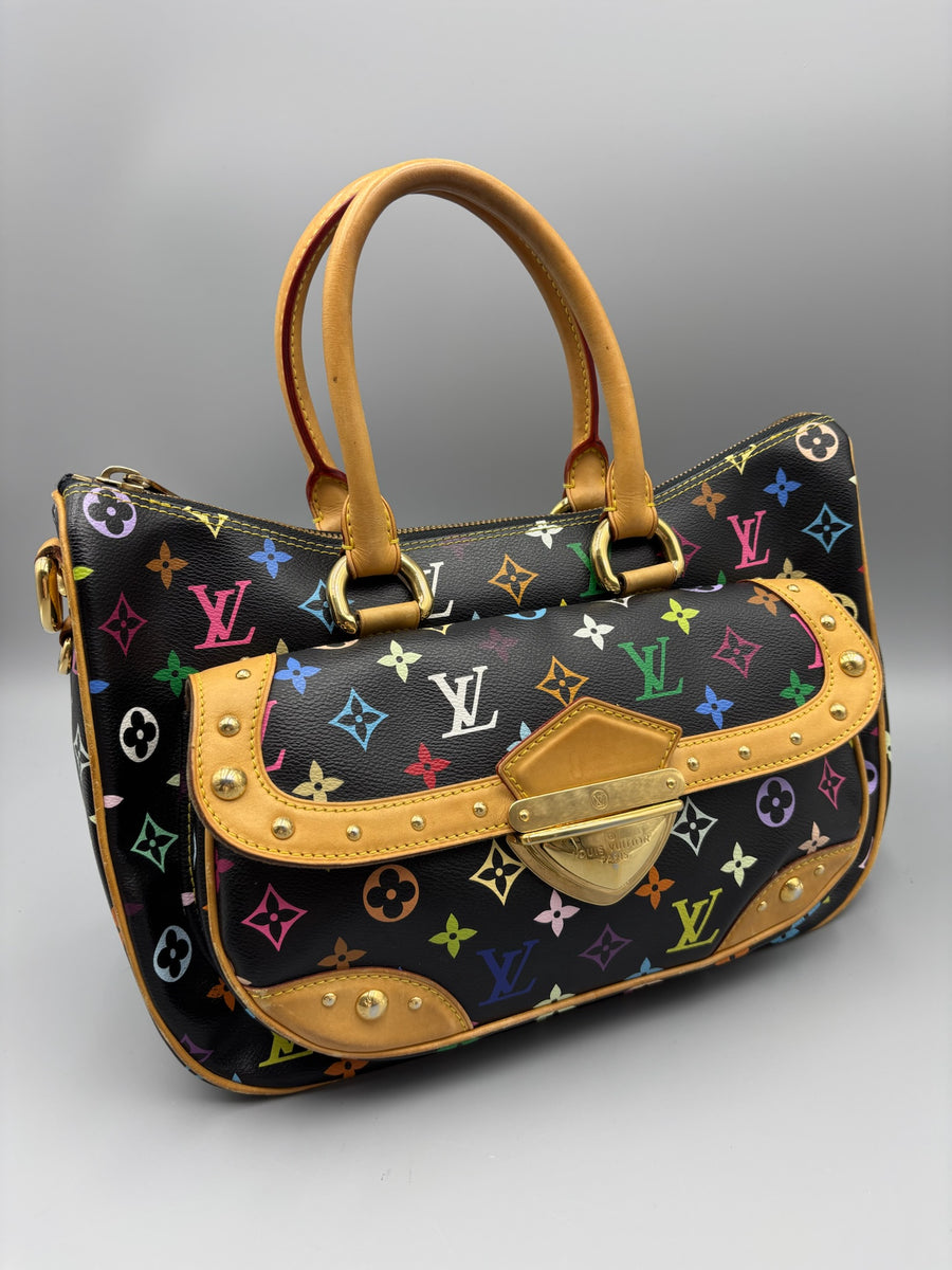 Louis Vuitton Rita multicolore black monogram with strap – Erin's ...